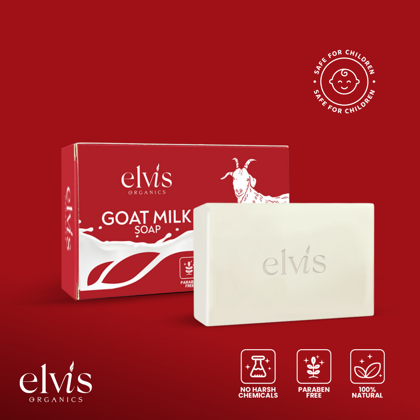 Elvis | Goat Milk Soap | 100% Natural | Gentle on All Skin Types ...